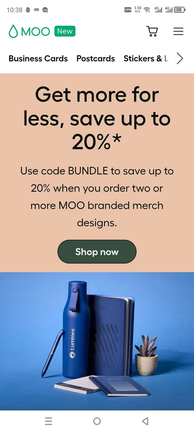 MOO Promo Codes - 15% Off Sitewide (4 Verified) Jan 2026