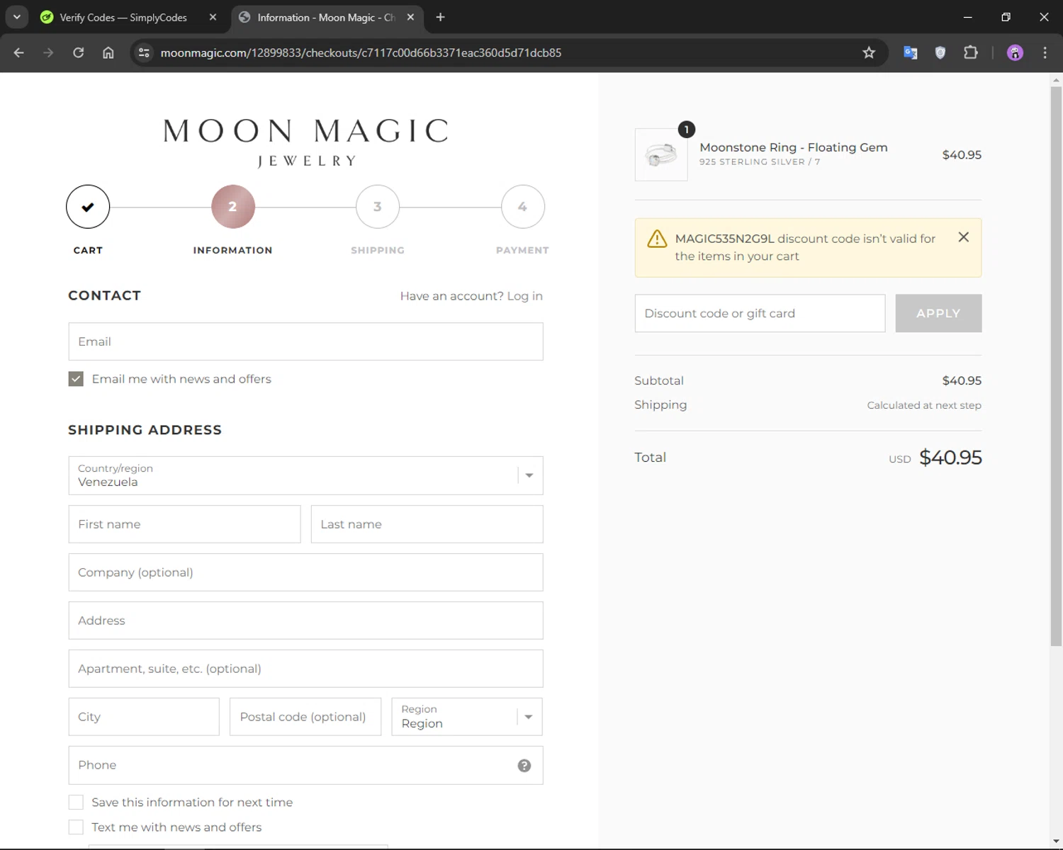 Moon Magic Promo Codes – 49% Off | May 2024