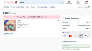 Moonpig Promo Codes (13 Verified) - 30% Off w/Code Oct 2025