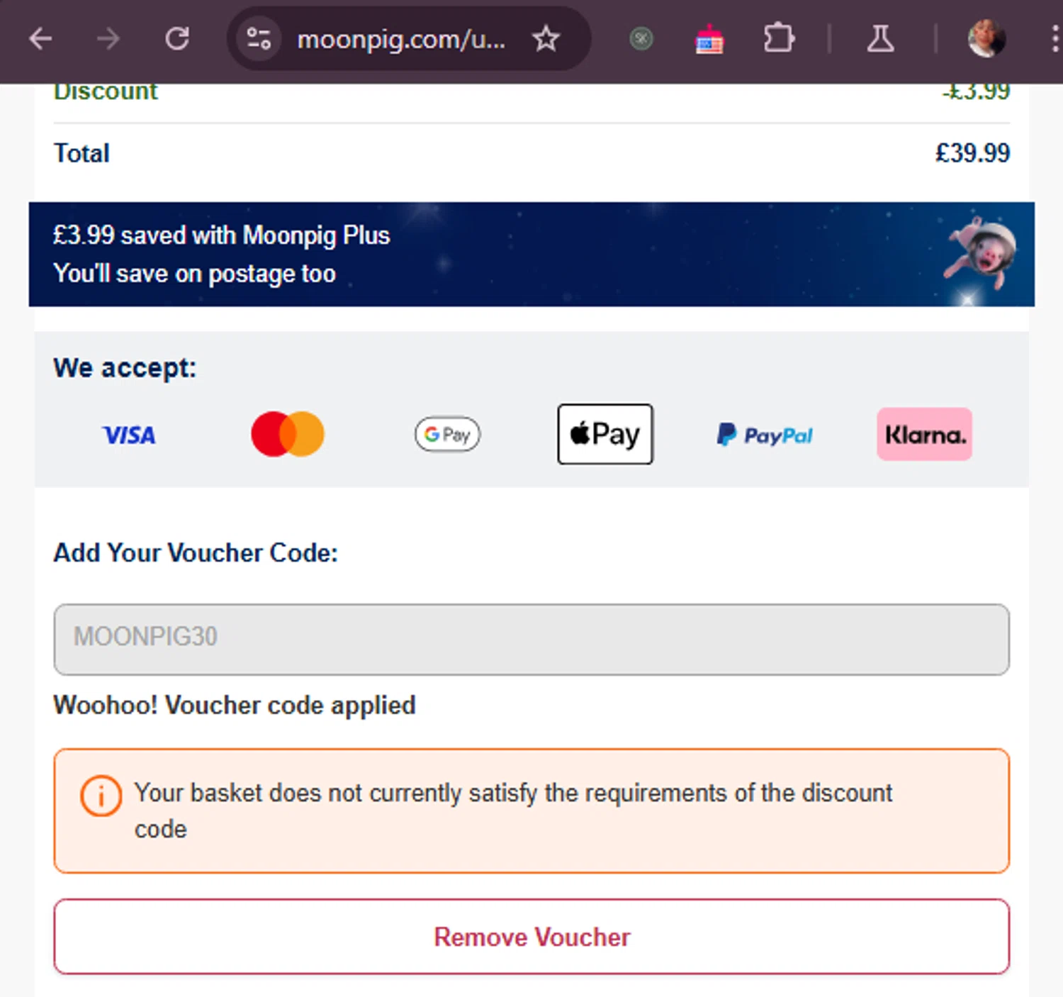 Moonpig Promo Codes (12 Verified) - 30% Off w/Code Oct 2025