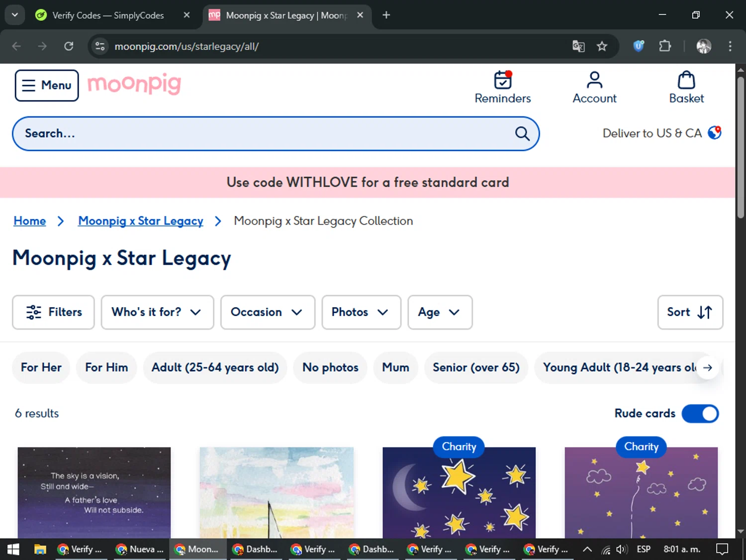 Moonpig Promo Codes - 50% Off (17 Verified) Dec 2025