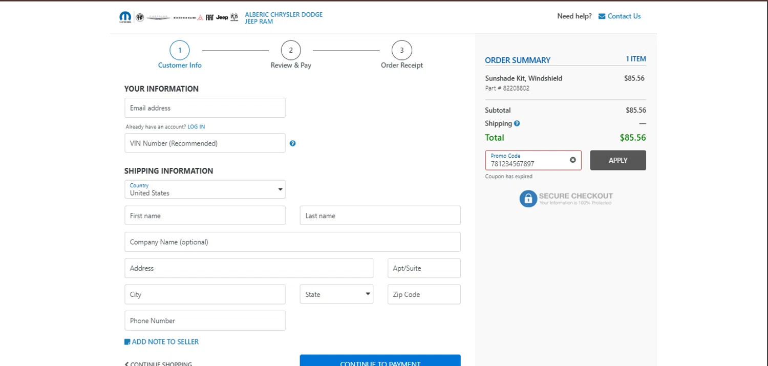 Mopar Promo Codes - 20% Off Sitewide (+1 Codes) May 2026