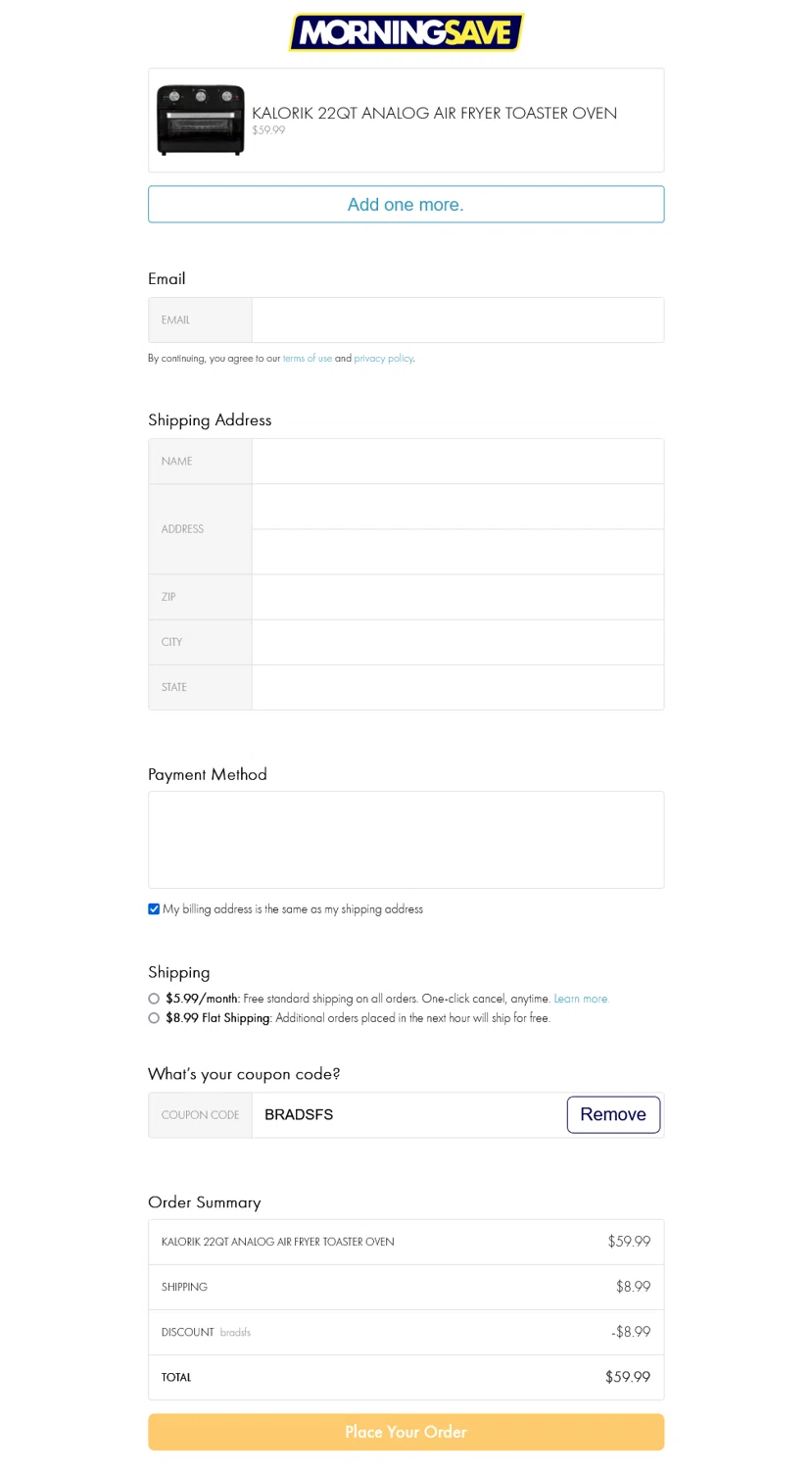MorningSave Promo Codes – 15% Off | June 2024