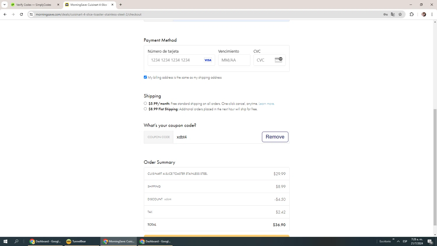 MorningSave Coupon Codes - 20% Off | August 2024