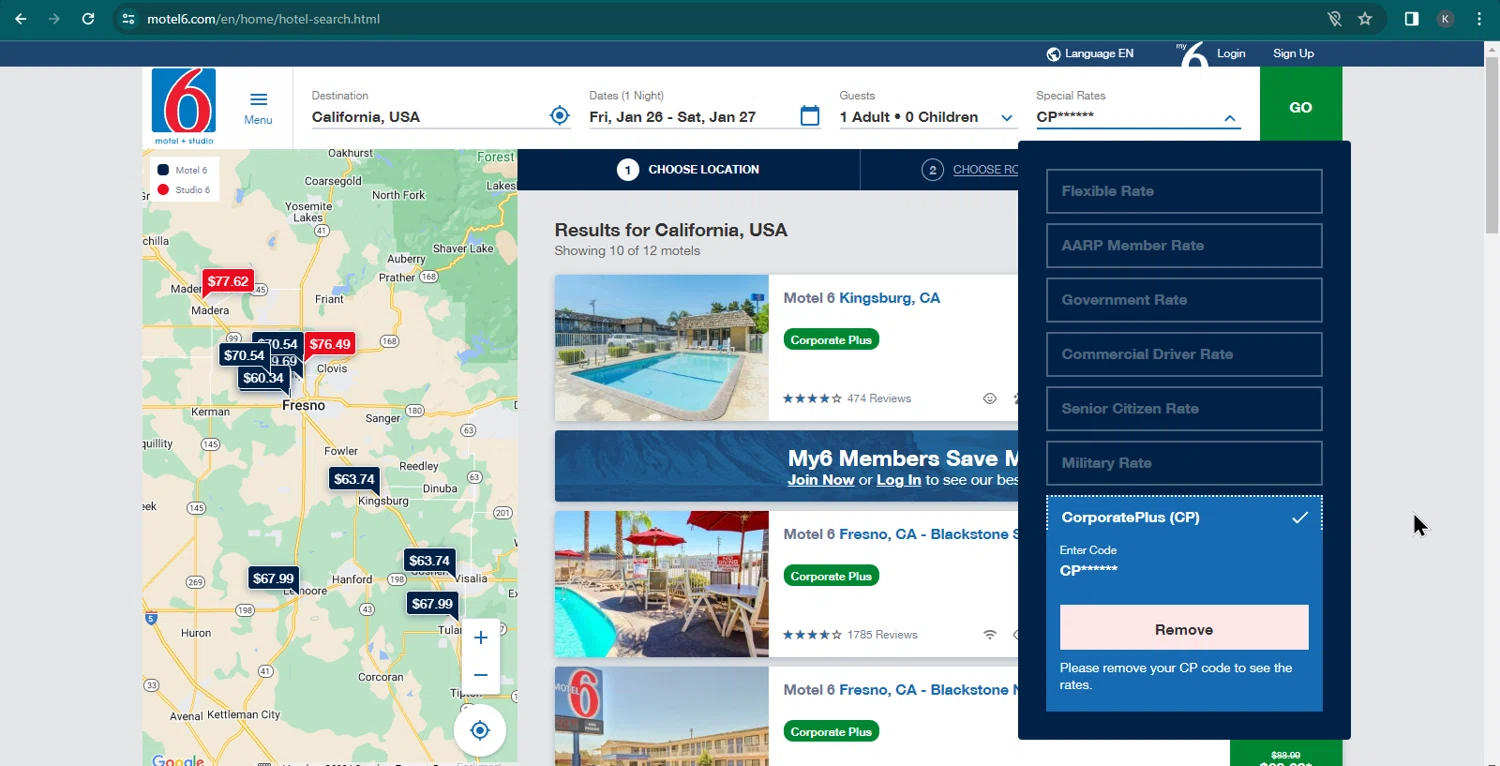 Motel 6 Promo Codes - 10% Off | September 2024