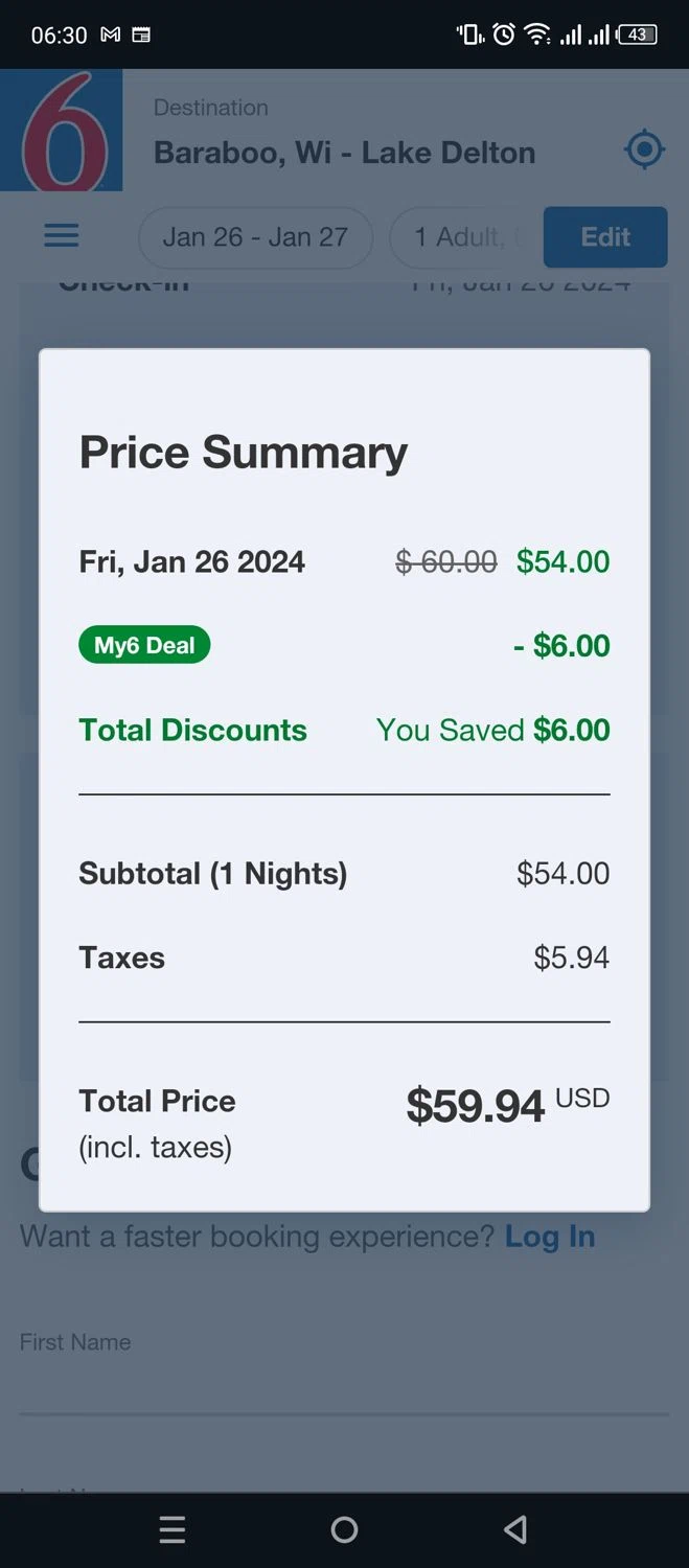 Motel 6 Promo Codes - 10% Off | September 2024