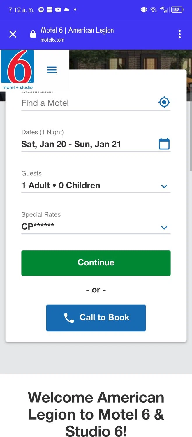 Motel 6 Promo Codes - 10% Off | September 2024