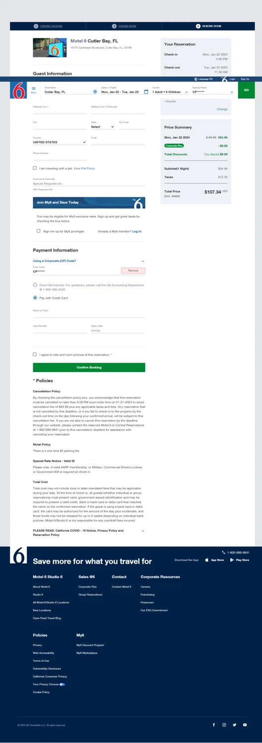 Motel 6 Promo Codes - 10% Off | September 2024