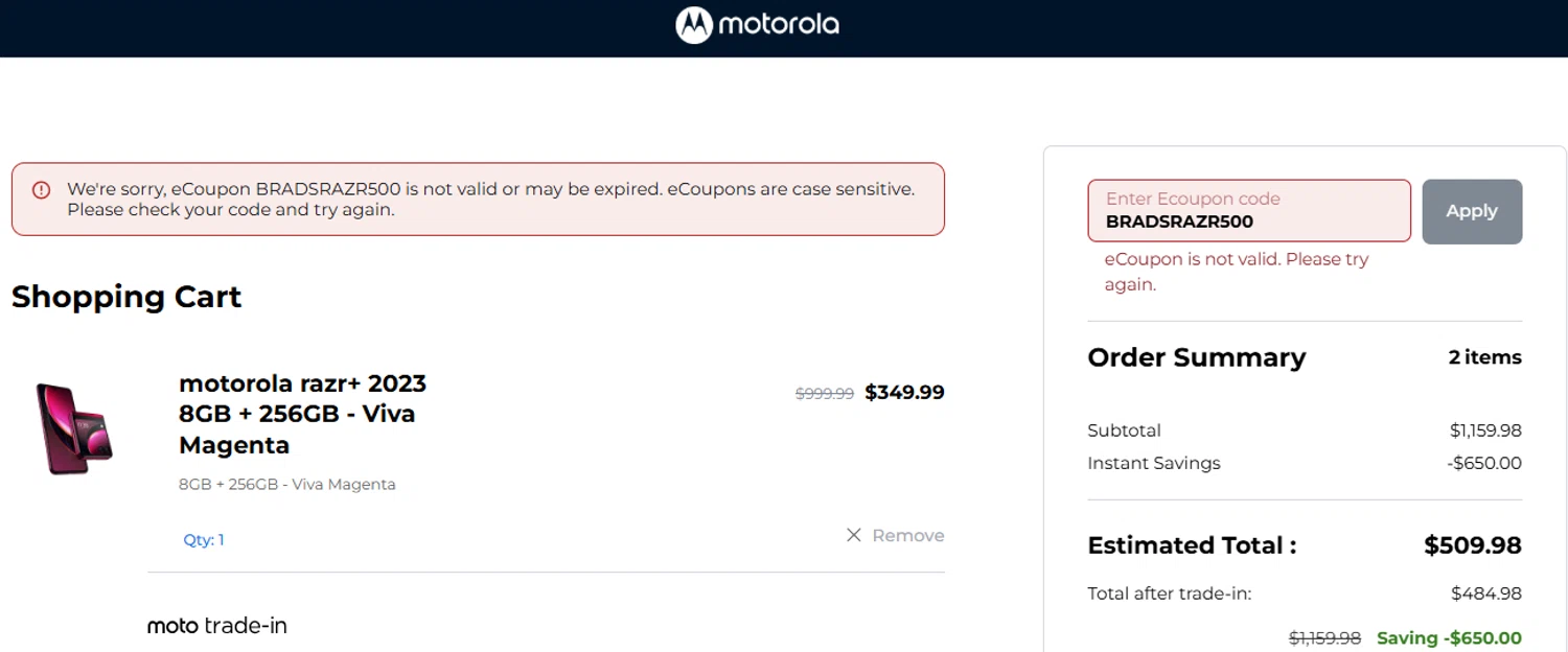 Motorola Discount Codes - 10% Off (1 Verified) Oct 2025