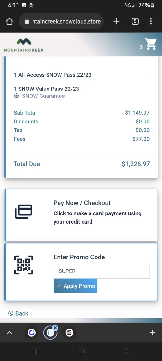 Mountain Creek Promo Codes - 15% Off | January 2025