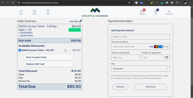 Mountain Creek Promo Codes - 15% Off | January 2025