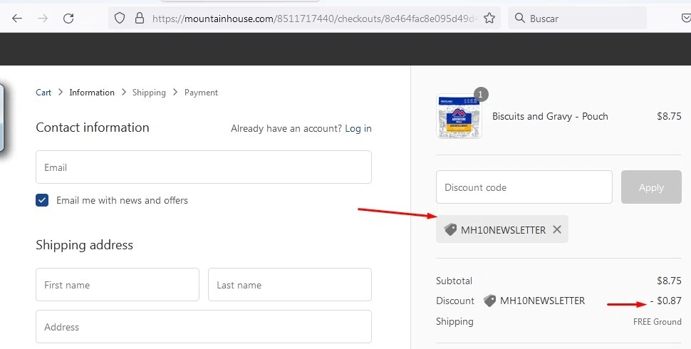 Mountain House Discount Codes - 10% Off | September 2024
