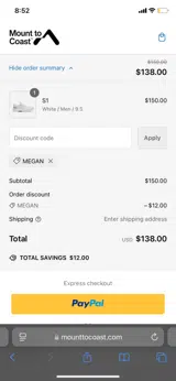 Mount to Coast Promo Codes - 10% Off (Verified) May 2026
