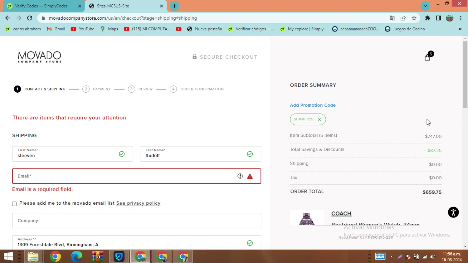Movado Company Store Coupons - 10% Off | September 2024