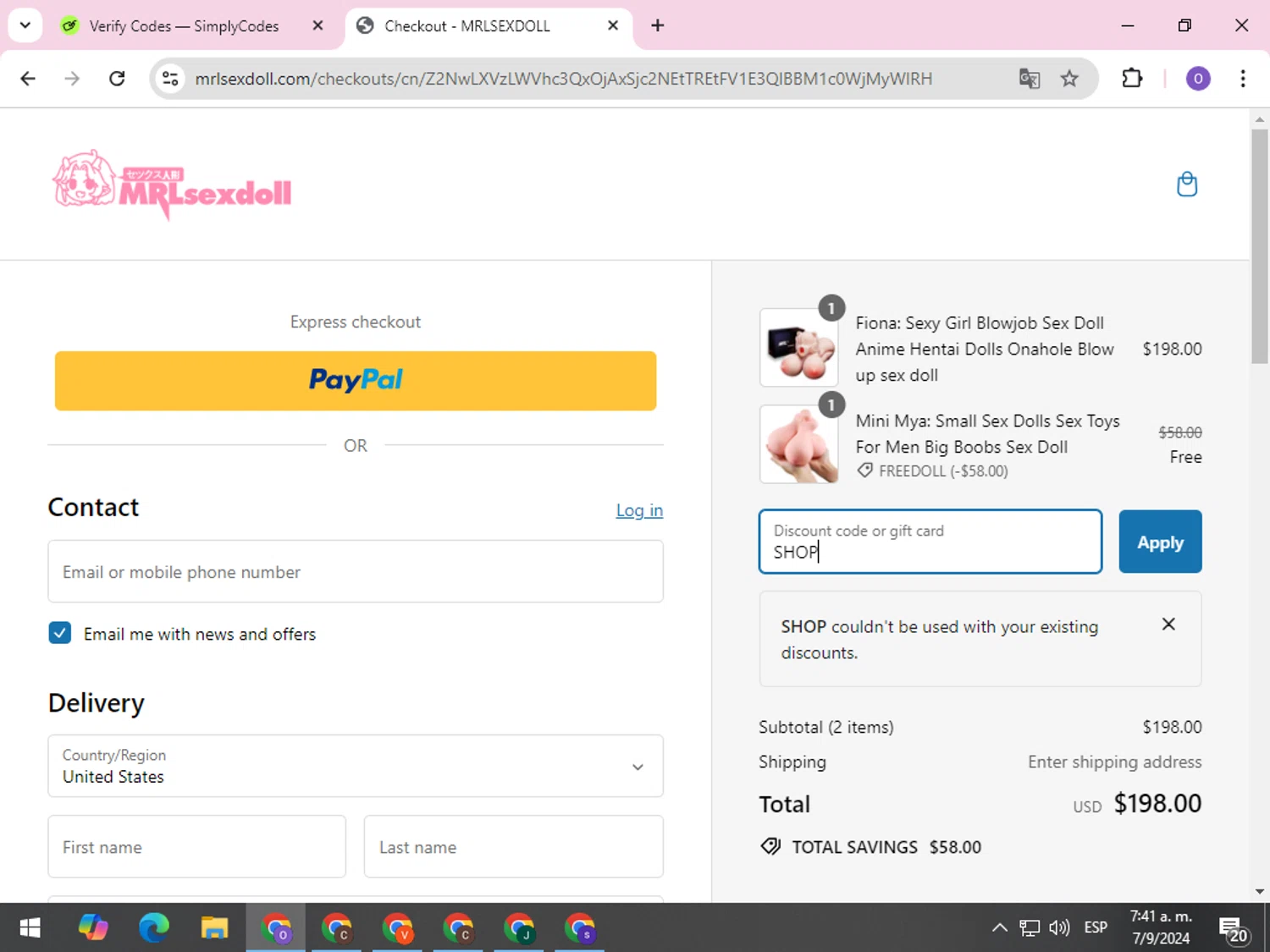 MRL sex doll Promo Codes - 10% Off | October 2024