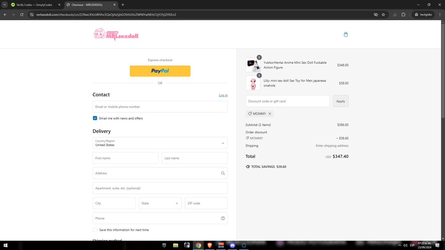 MRL sex doll Promo Codes - 10% Off | November 2024