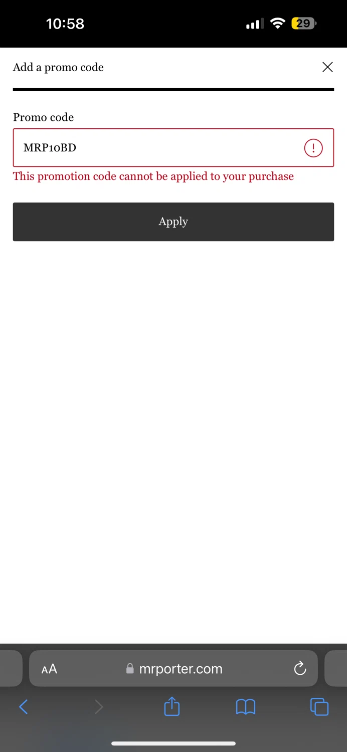 MR PORTER Promo Codes - 10% off Discount Codes in August 2024 | SimplyCodes