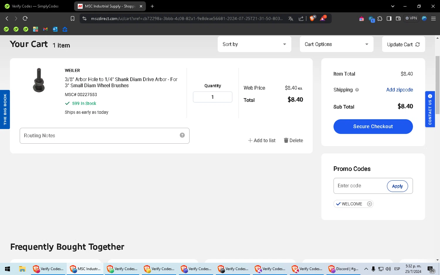 MSC Promo Codes - 20% Off | September 2024