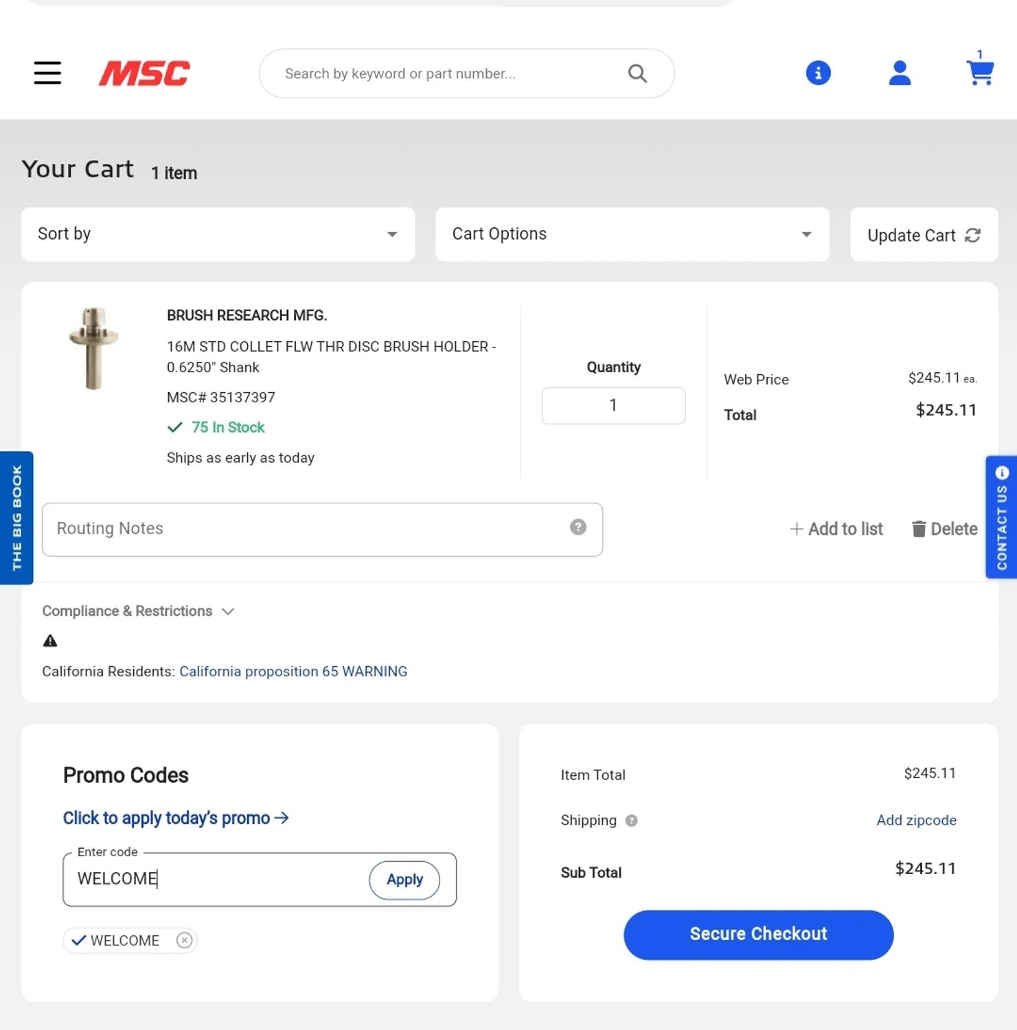 MSC Promo Codes - 20% Off | December 2024