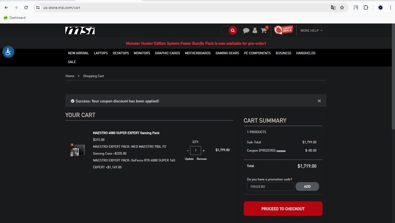 MSI Promo Codes – 10% Off | July 2024