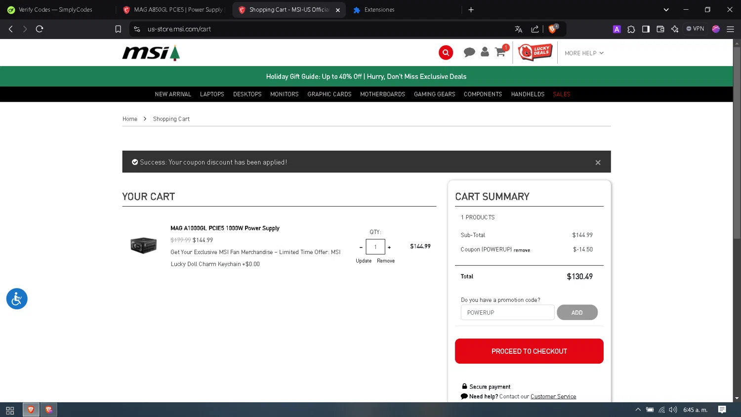 MSI Promo Codes - $300 Off | January 2025