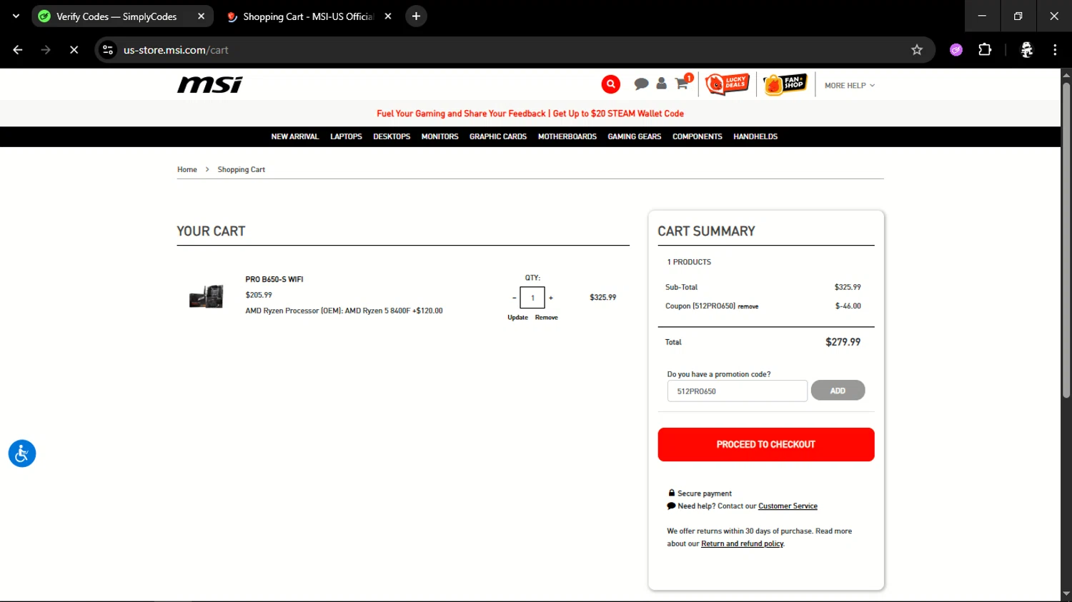 MSI Promo Codes (2 Verified) - 5% Off + Free Ship May 2025