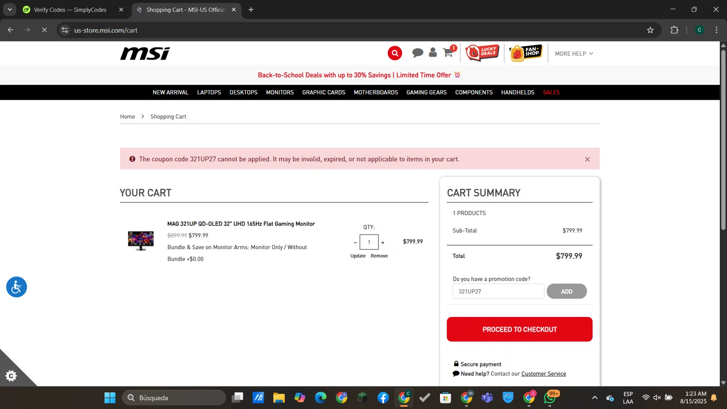 MSI Promo Codes (2 Verified) - 10% Off + Free Ship Sep 2025