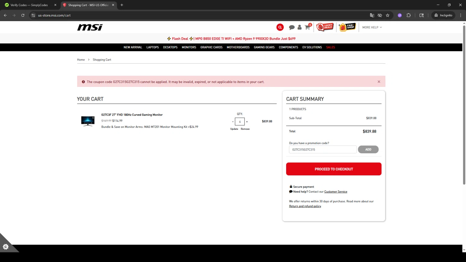 MSI Promo Codes (5 Verified) - $50 Off Sitewide Oct 2025