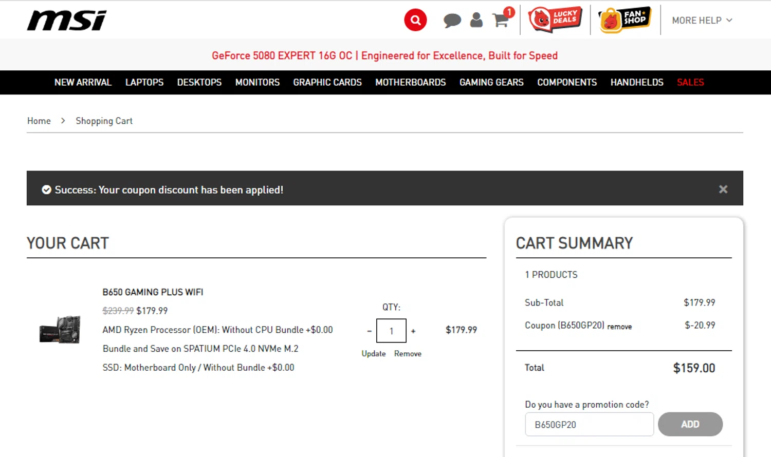 MSI Promo Codes (2 Verified) - 10% Off + Free Ship Sep 2025