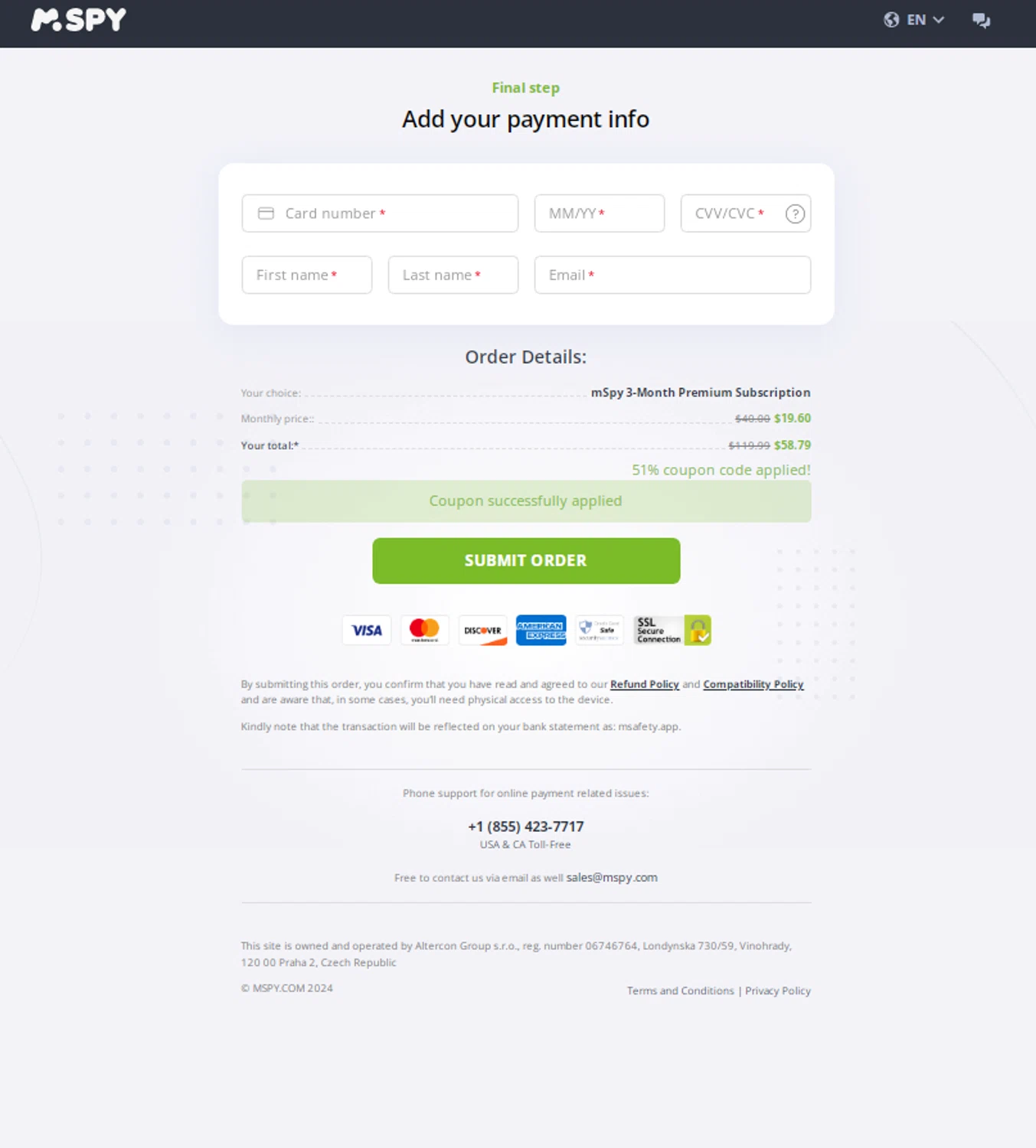 mSpy Coupon Codes - 41% Off | September 2024