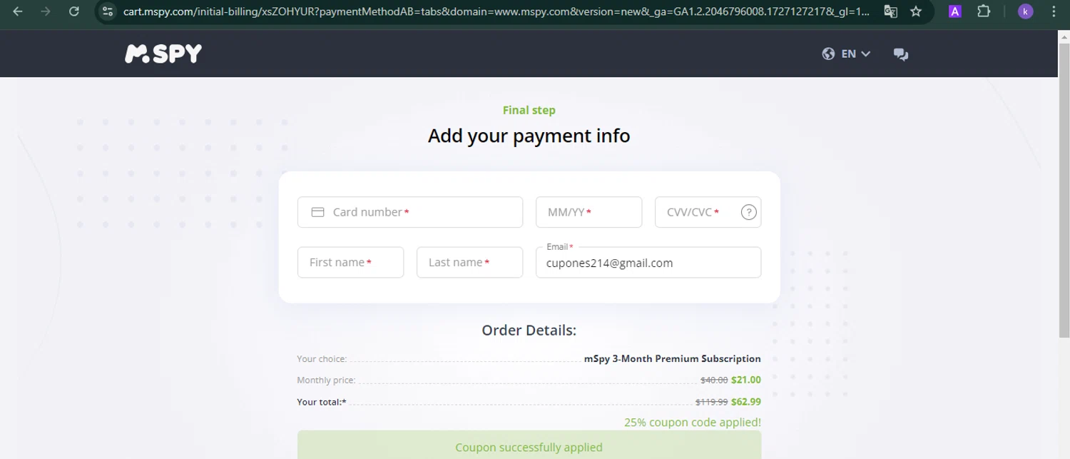mSpy Coupon Codes - 50% Off | October 2024
