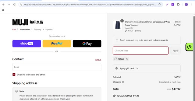 MUJI Promo Codes - 10% Off Coupons Jun 2025