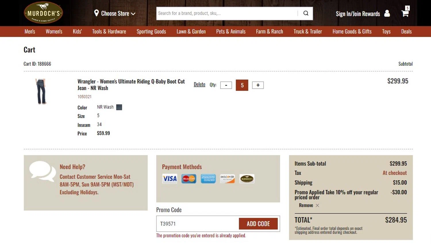 Murdoch's Promo Codes - 10% Off | December 2024