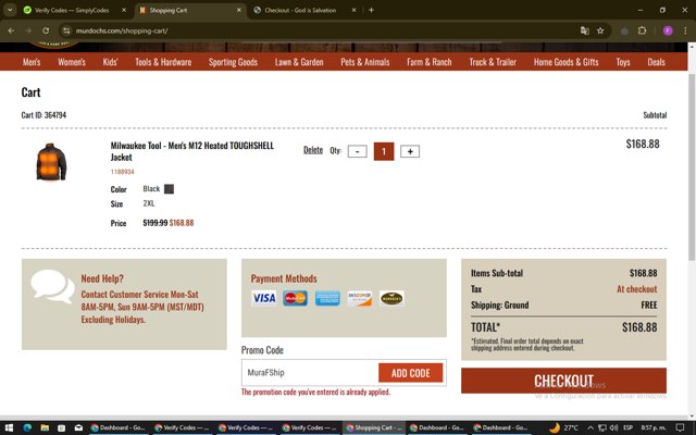 Murdoch's Promo Codes (4 Verified) - 10% Off Jan 2025