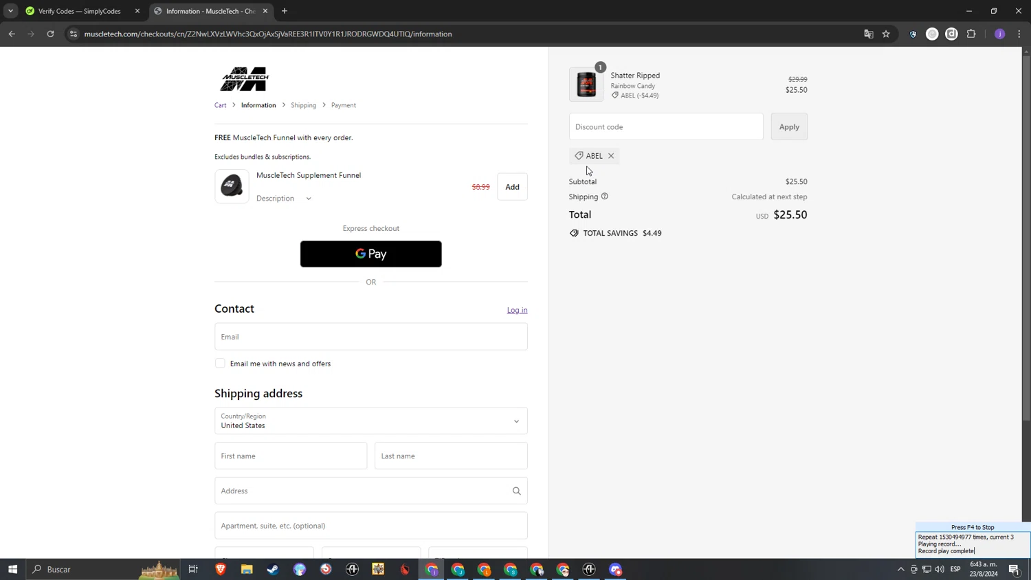 MuscleTech Coupon Codes - $6 Off | September 2024