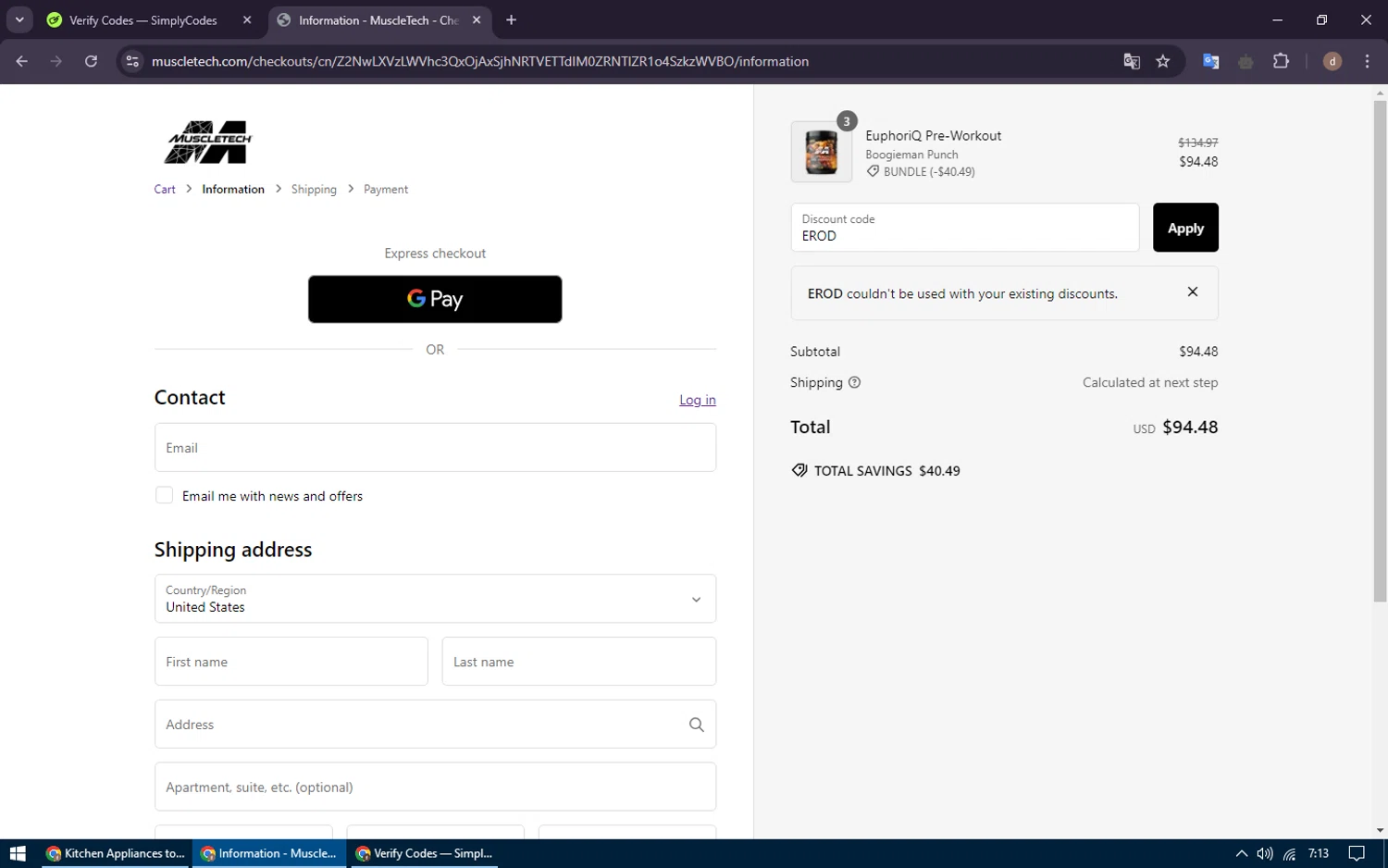 MuscleTech Coupon Codes - $6 Off | October 2024