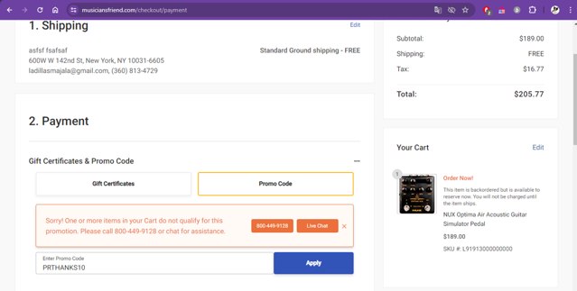 Musician's Friend Promo Code (3 Verified) - 10% Off Apr 2025