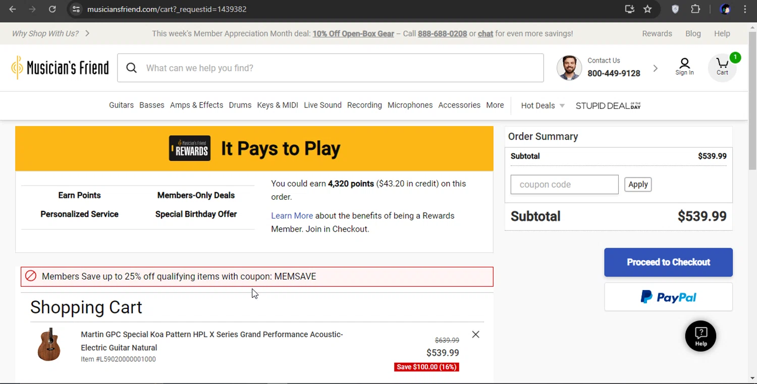 Musician's Friend Coupons - 15% Off Coupon Codes in August 2024 ...