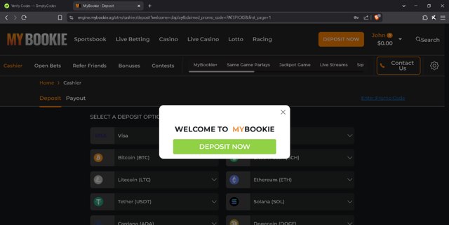 MyBookie Promo Codes - $125 Off (4 Verified) Aug 2025