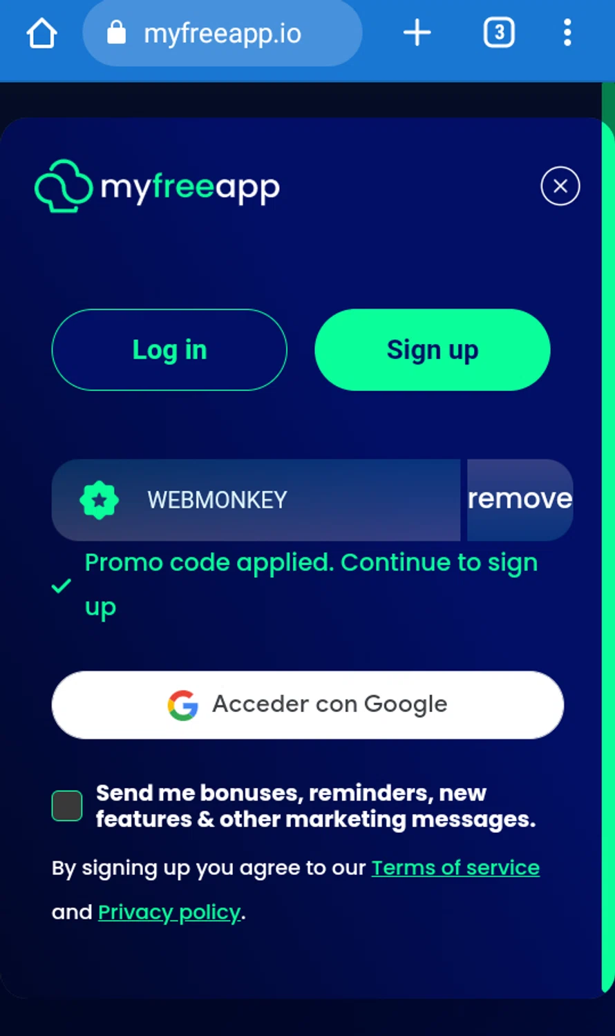 MyFreeApp Promo Codes - $1 Off | September 2024