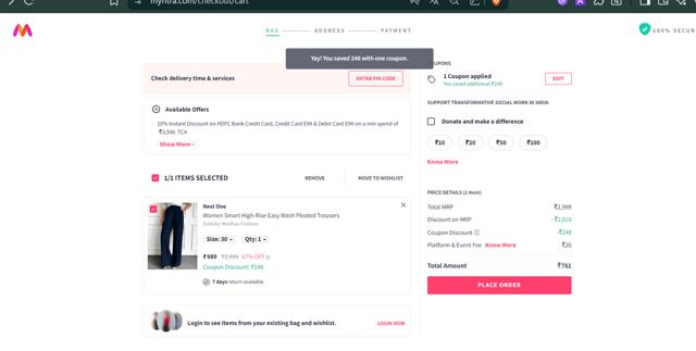 Myntra Discount Codes - 20% Off (4 Verified) Oct 2025