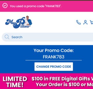 MyPillow Discount Codes - 70% Off (9 Verified) May 2025