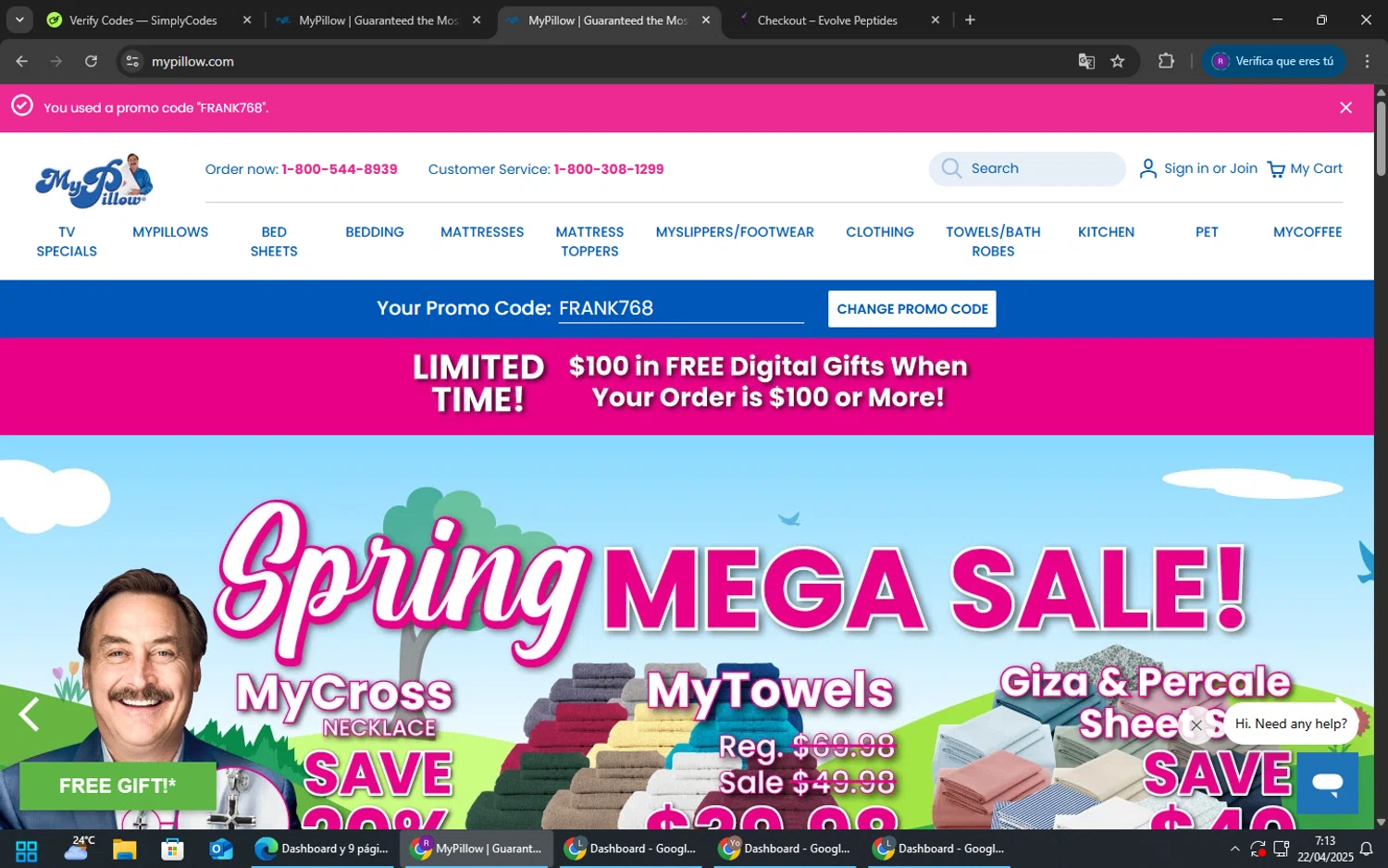 MyPillow Promo Codes (9 Verified) - 50% Off w/Code May 2025