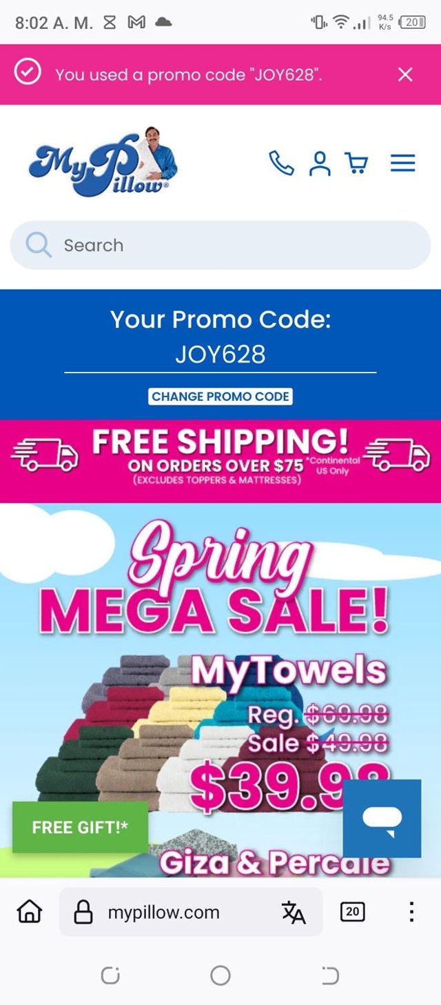 MyPillow Promo Codes (9 Verified) - 60% Off w/Code Apr 2025