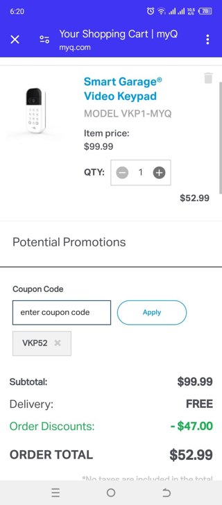 myQ Promo Codes - 15% Off Sep 2025