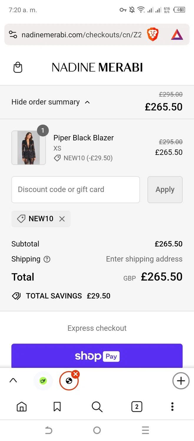 Nadine Merabi Discount Codes - 10% Off | October 2024