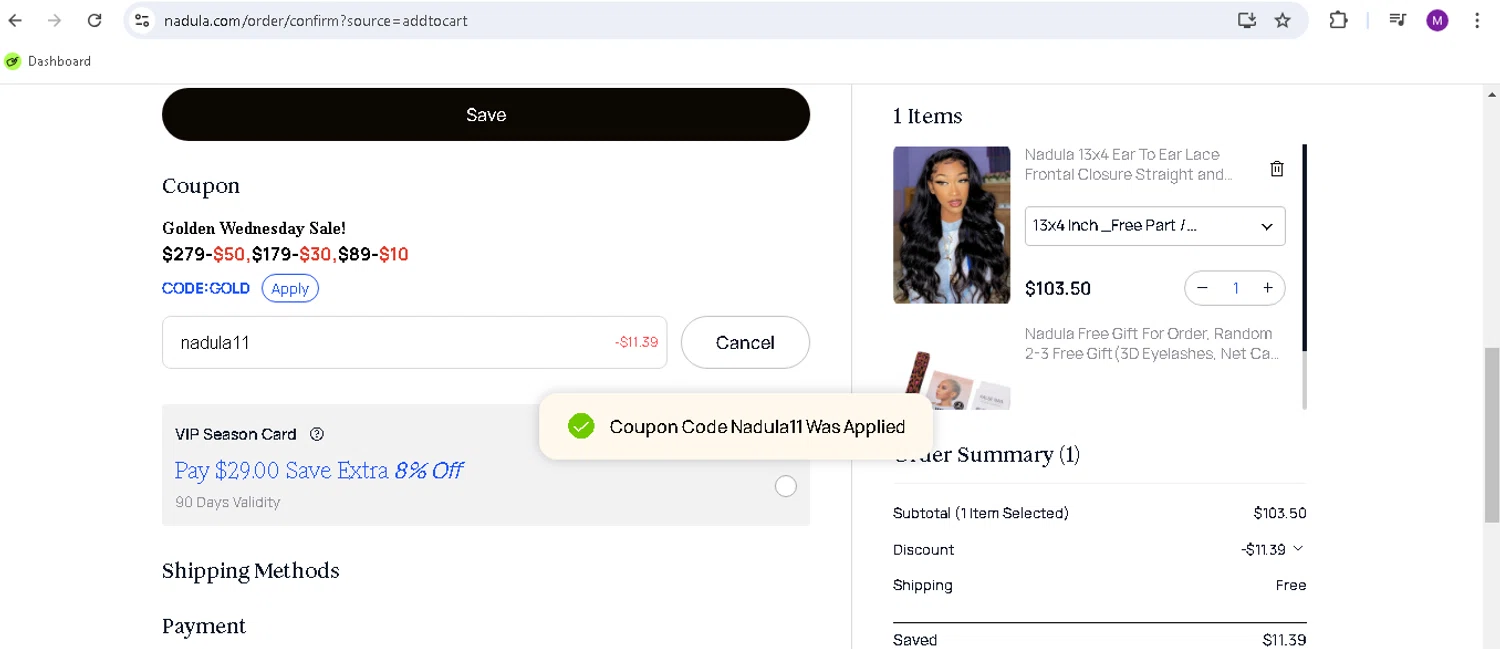 Nadula Coupon Codes - 15% Off | September 2024