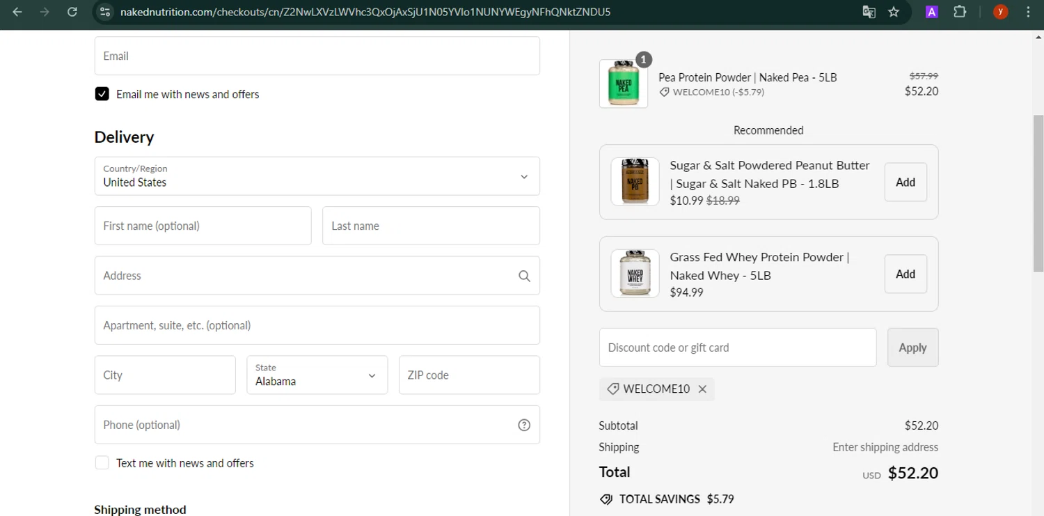 Naked Nutrition Discount Codes - 20% Off | September 2024
