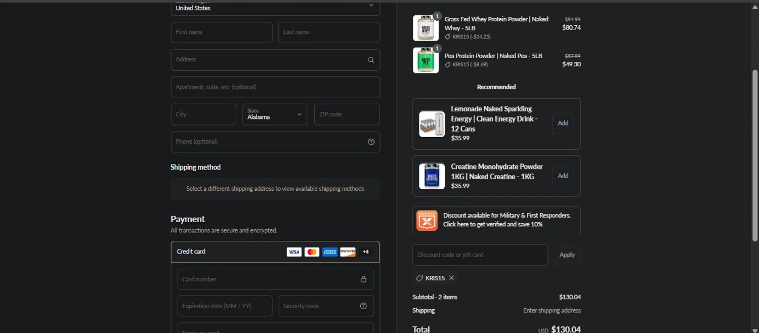 Naked Nutrition Promo Code - 20% Off (Verified) Dec 2025