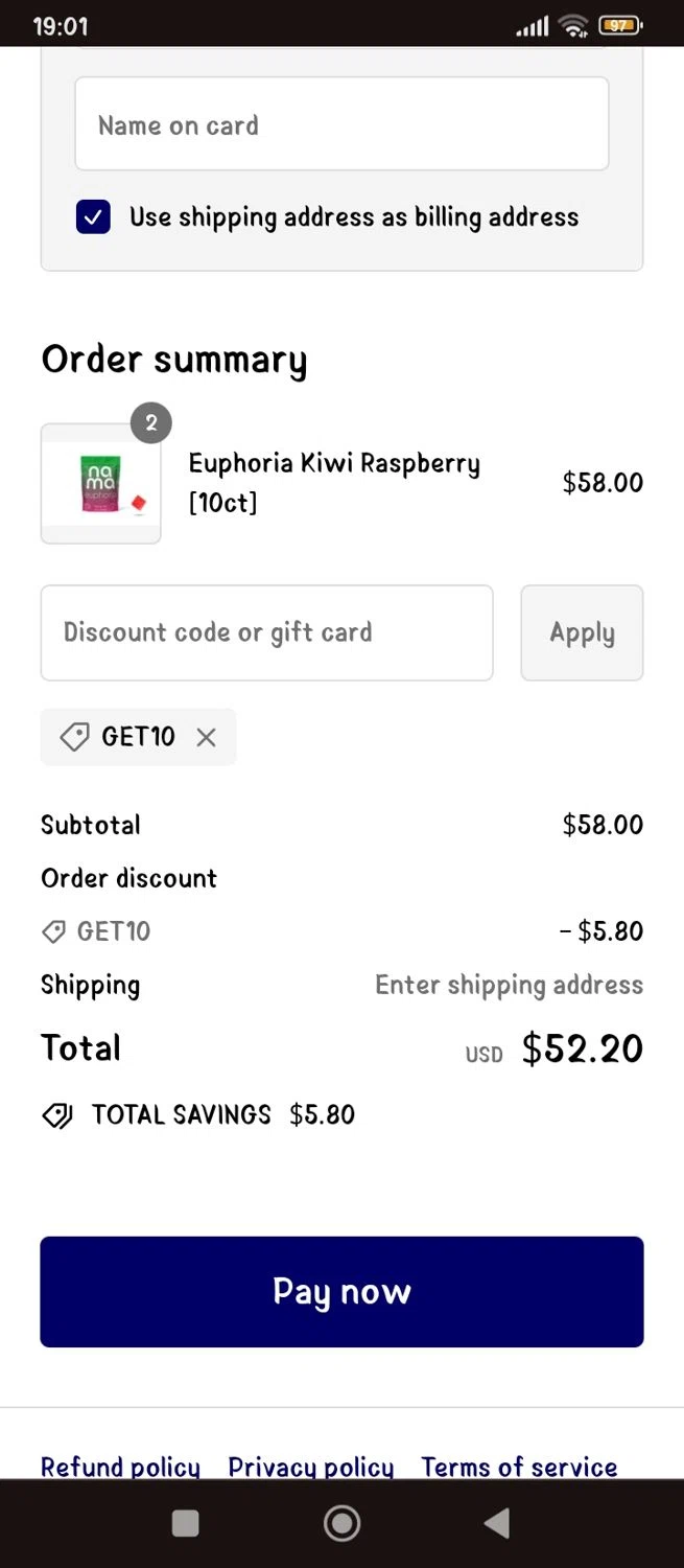 Nama Discount Codes - 50% Off | October 2024